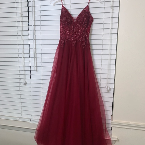 Dresses | Maroon Prom Dress | Poshmark